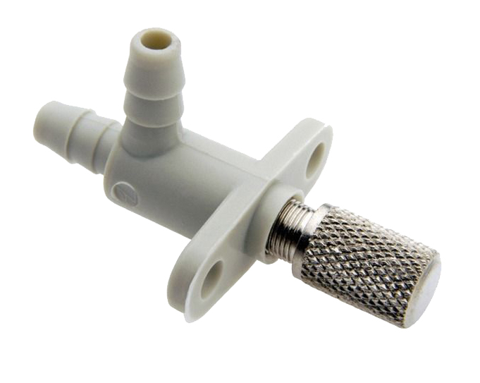 Miniature Panel Mount Needle Valve, Polypropylene|F-2822-51 B85-KSS-WS Miniature Panel Mount Needle Valve, Polypropylene|F-2822-51 B85-KSS-WS